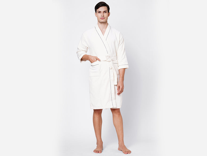 Exotica 100% Cotton Extra large Bath Robe – Spaces India